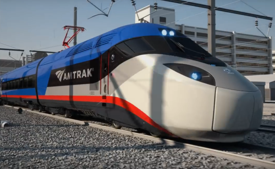 Linha de trem mais rápida dos EUA chega a 299 km/h e começará a ...