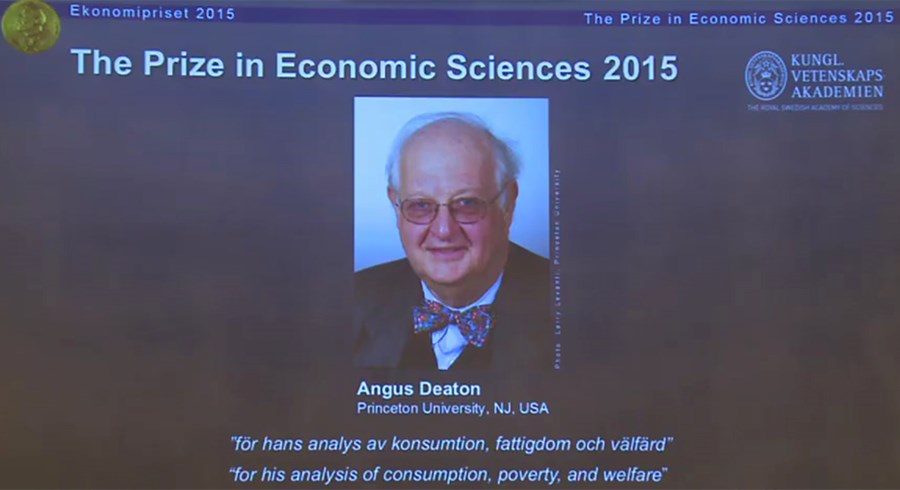 Angus Deaton recebe Nobel de Economia por trabalho sobre consumo e pobreza