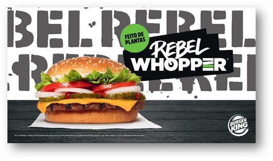 Burger King lança Whopper à base de plantas no Brasil