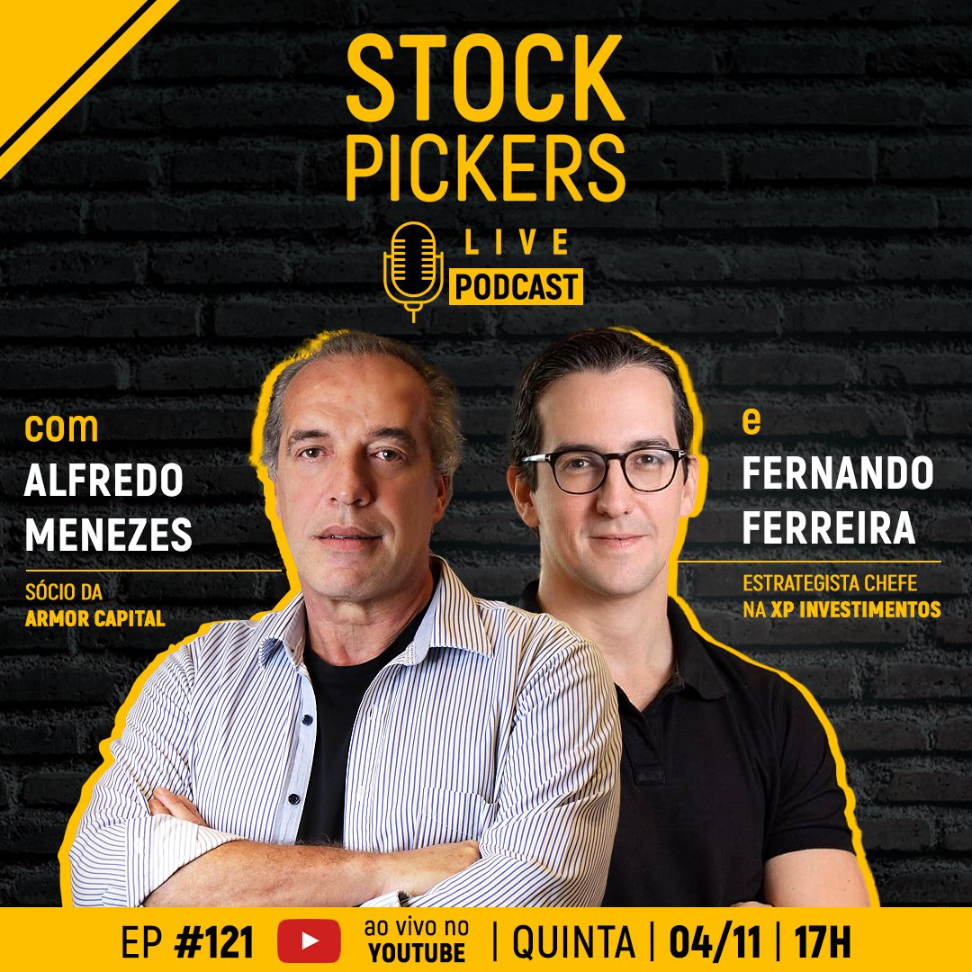 Stock Pickers recebe Alfredo Menezes e Fernando Ferreira