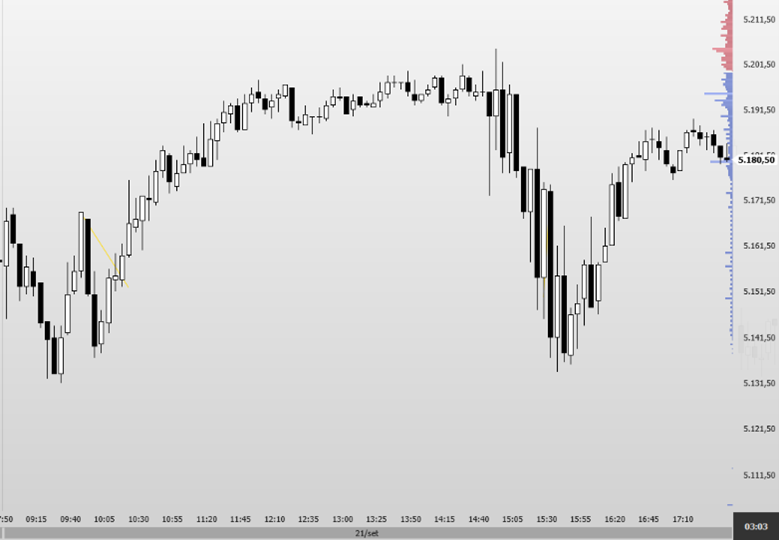 Utilizando gráfico atemporal para day trade