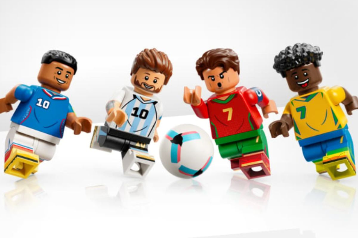 Cristiano Ronaldo, Messi, Vini Jr e Mbappé são os novos bonecos da LEGO ...